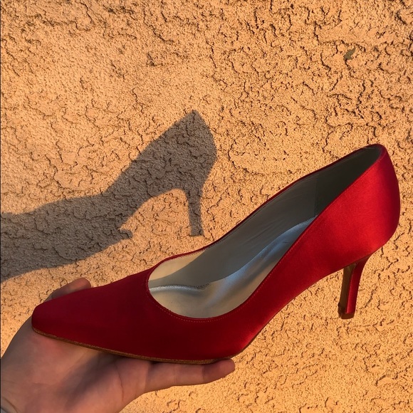 Stuart Weitzman | Shoes | Stuart Weitzman Red Suede Pumps | Poshmark